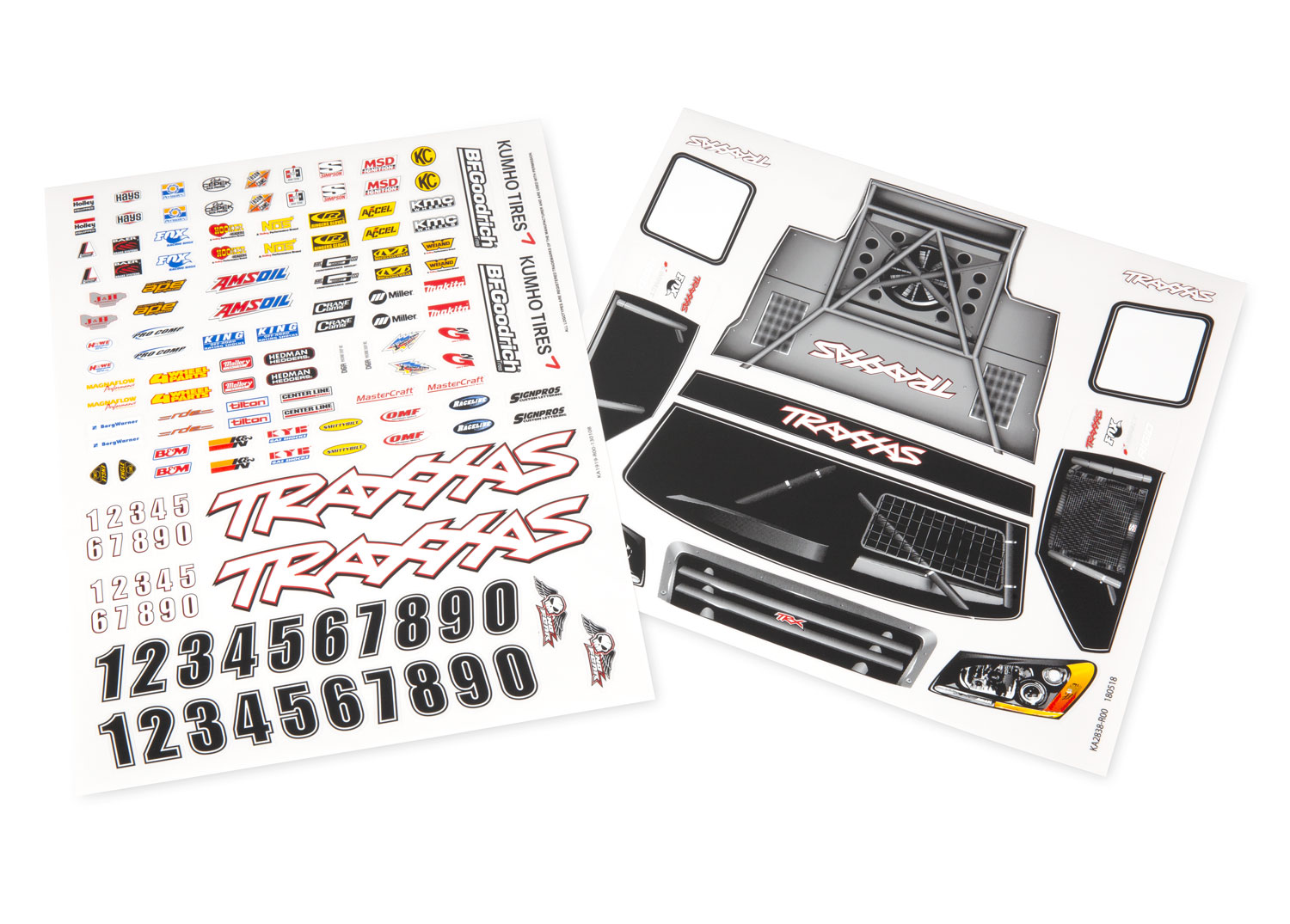 Traxxas DECAL SLASH 4X4 & SPONSOR LOGO – Rimrock Hobbies