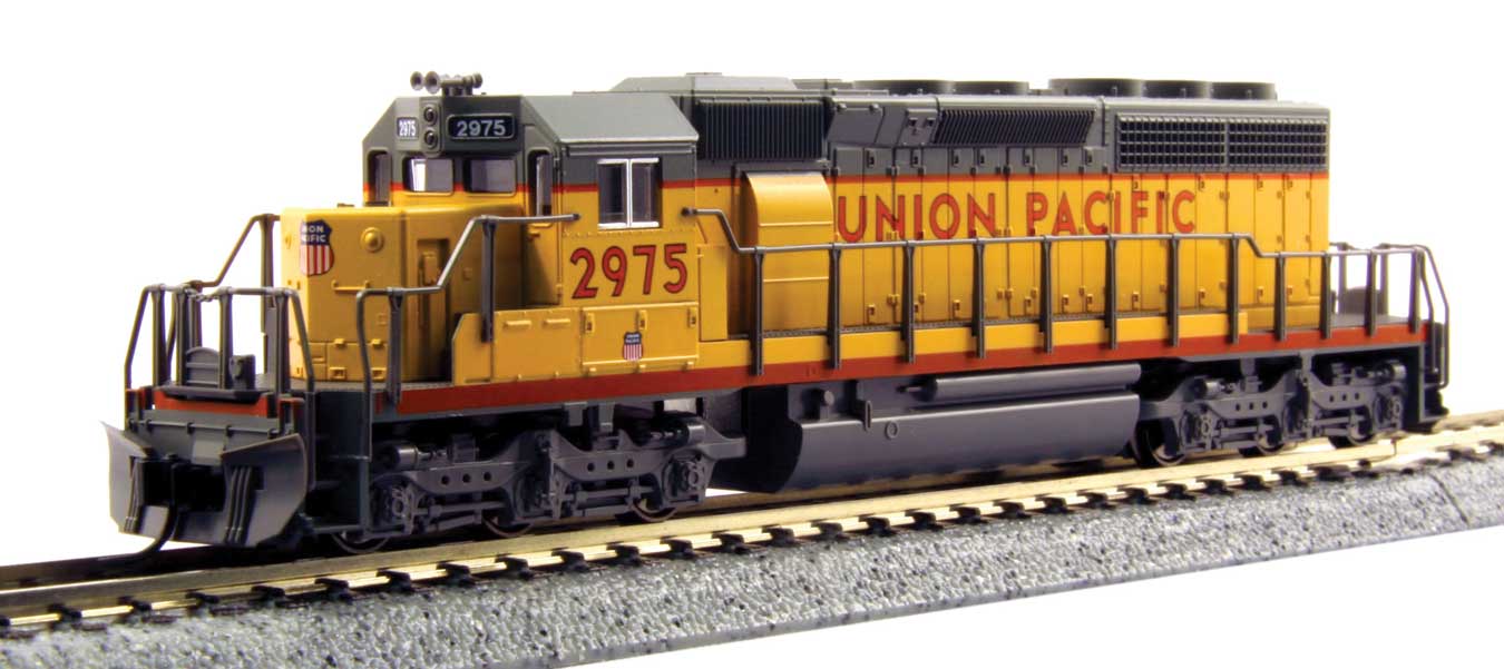 KATO EMD SD40-2 Early Production Union Pacific #3218 (Armour Yellow, gray, red Frame Stripe ...