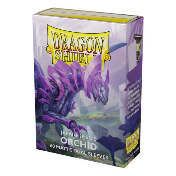 Dragon Shield Sleeves: Japanese Matte Dual – Orchid 60CT – Rimrock Hobbies
